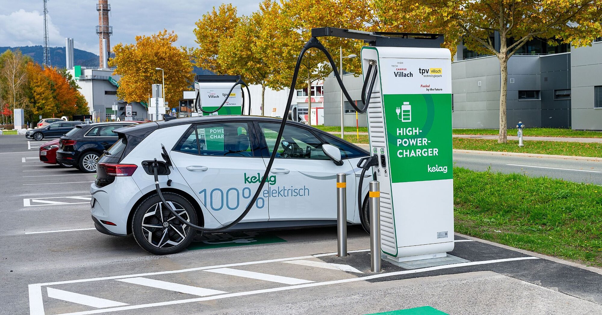 tpv: NEW KELAG FAST-CHARGING STATIONS AT HIGH TECH CAMPUS VILLACH